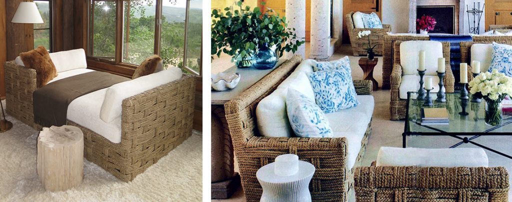 Handwoven Rope Furniture - John Himmel Decorative Arts
