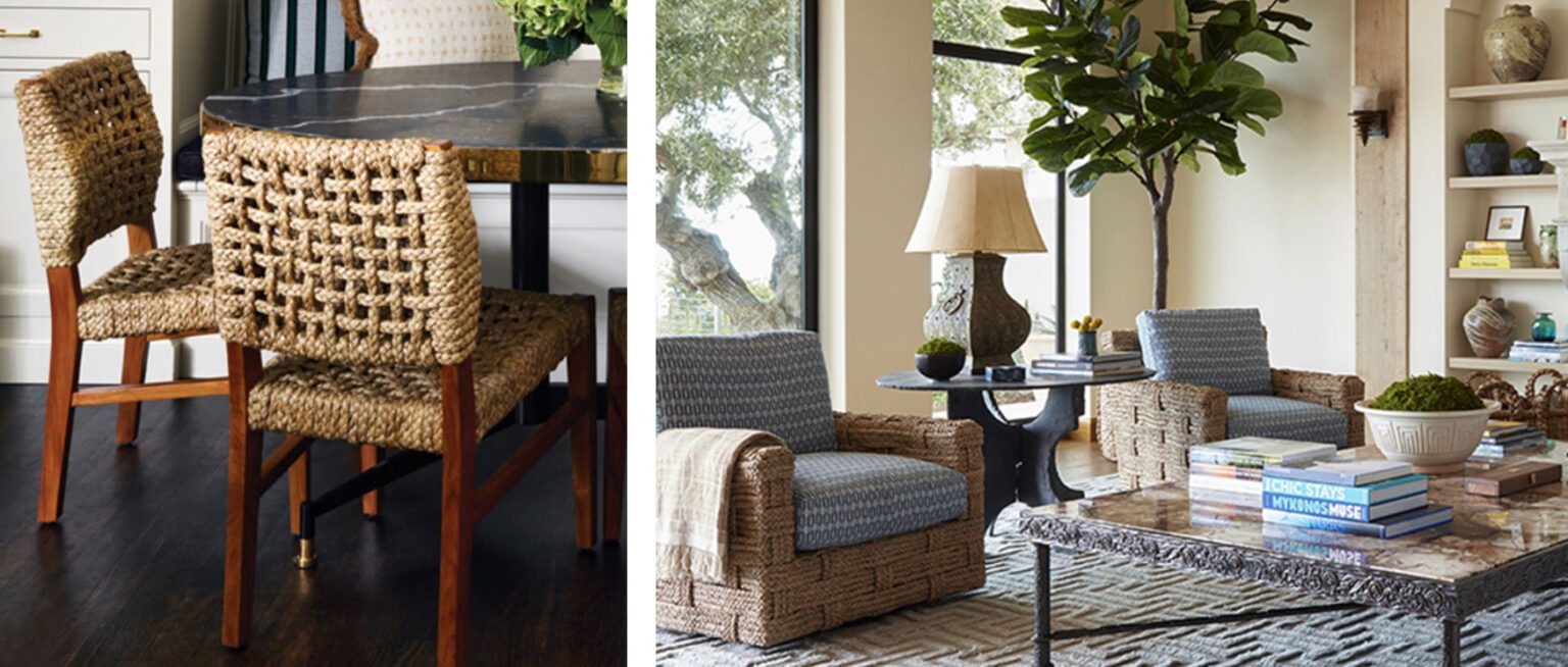 Handwoven Rope Furniture - John Himmel Decorative Arts